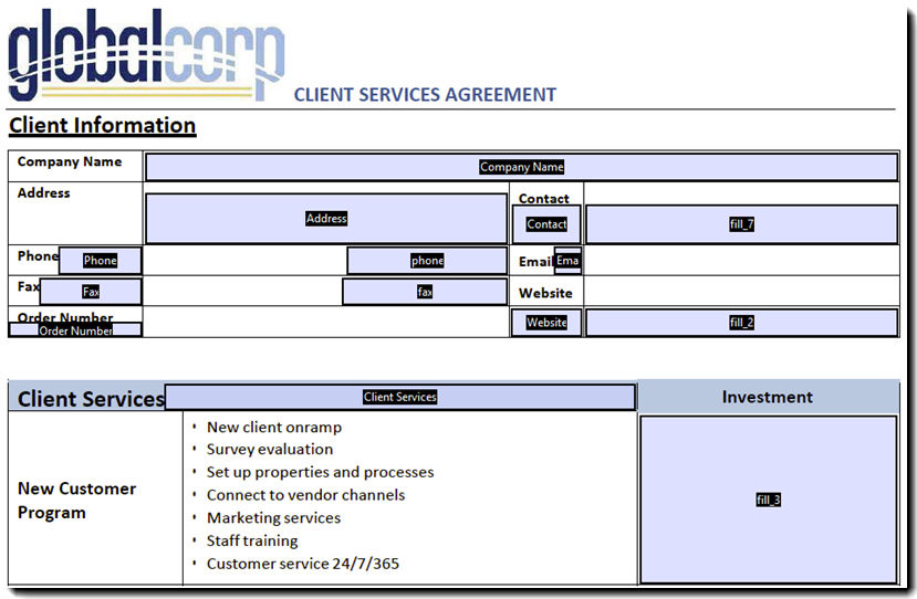 Create forms using Acrobat